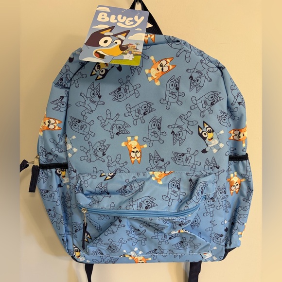 Bluey | Accessories | New Bluey Bingo Print Backpack School Bag | Poshmark